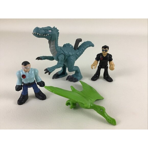 Imaginext | Toys | Imaginext Raptor Dinosaur Chomping With Figures ...